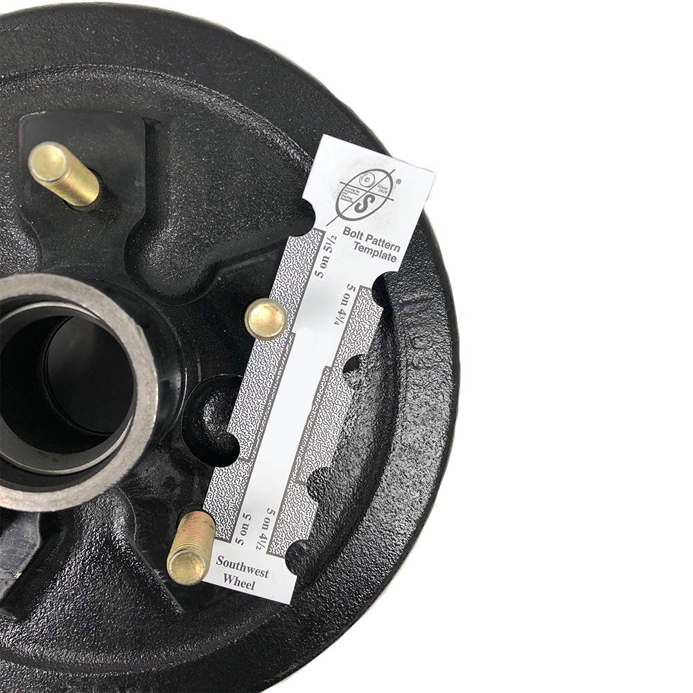 Southwest Wheel 3,500 lbs. Trailer Axle Electric Brake Kit 5-5" Bolt Circle