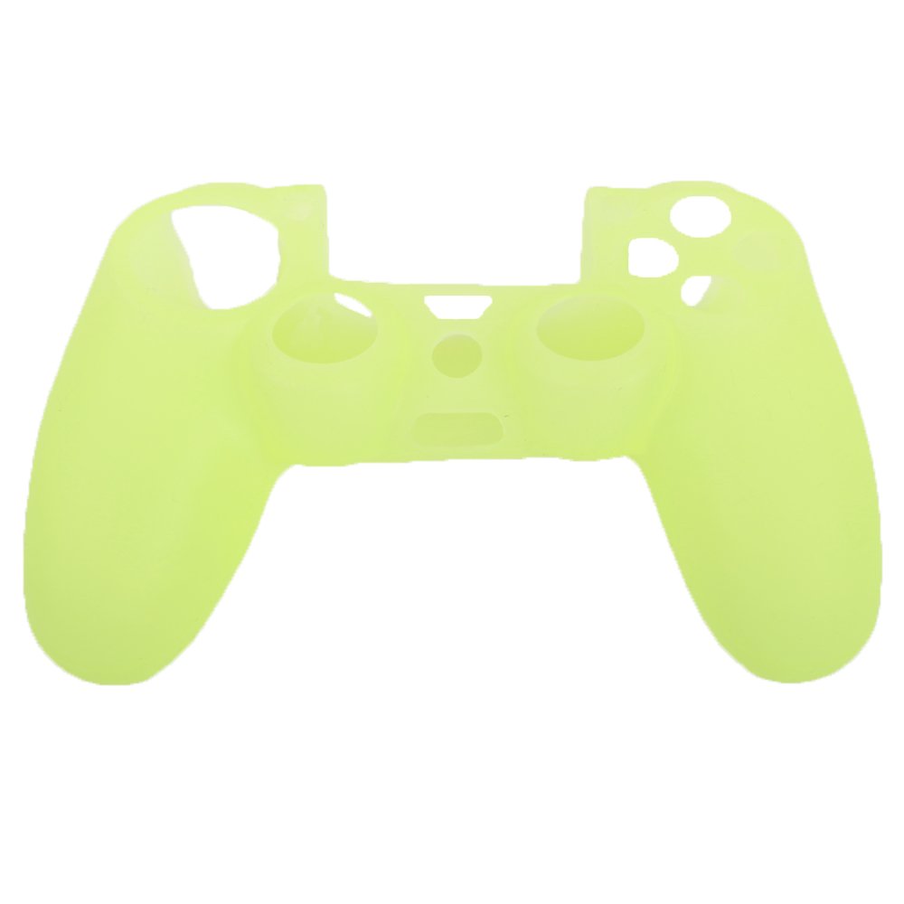 YTTL® 3 Pack Glow in Dark PlayStation 4 Controller PlayStation 4 Gamepads PS4 Controller Glow-in-the-Dark Silicone Protective Skin Case Cover Sony PS4--Blue/Green/Pink