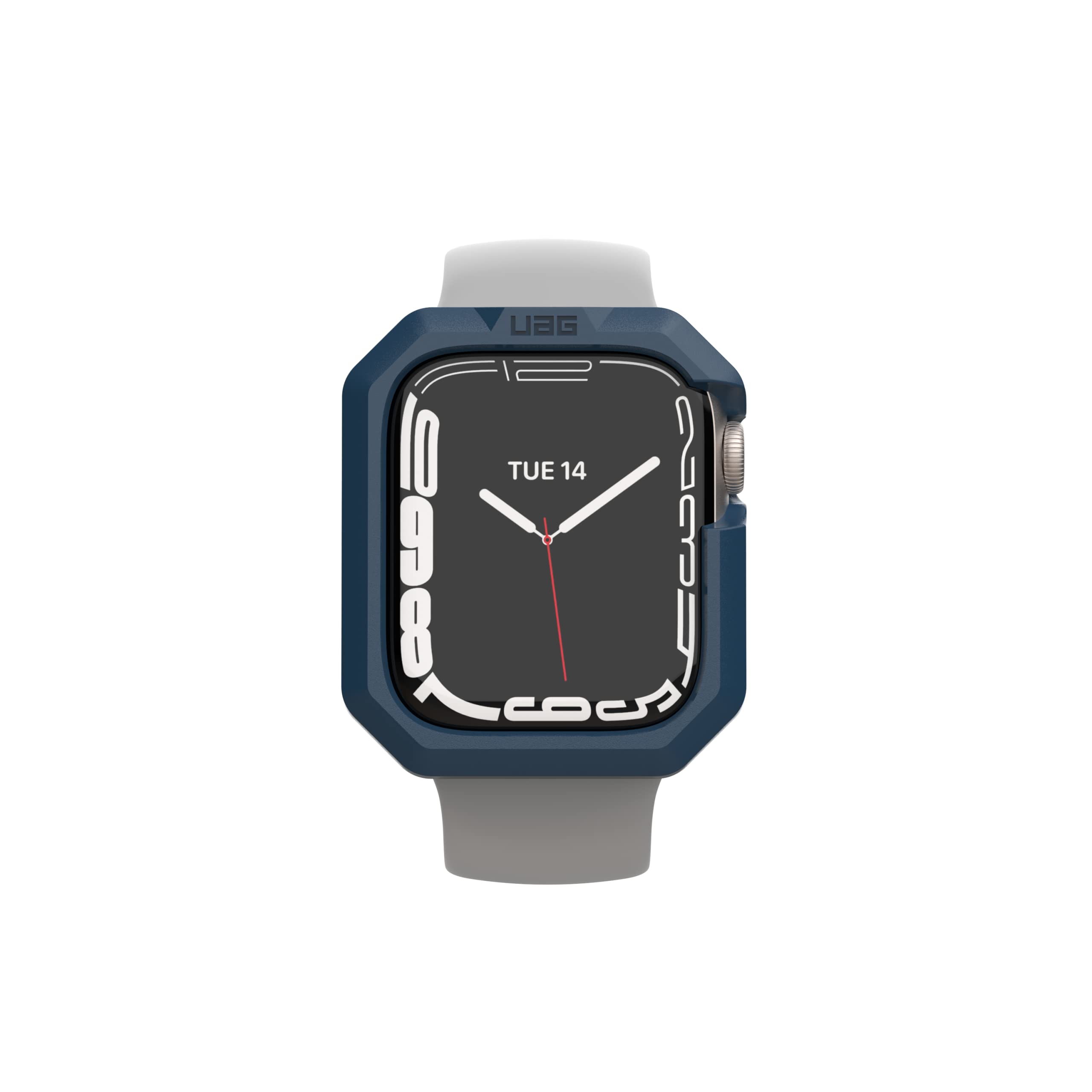 UAG Compatible with Apple Watch Case 49mm iWatch Series Ultra 2/Ultra, Scout Black Rugged Military Grade Protective Bumper Case by URBAN ARMOR GEAR