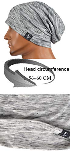 VECRY Men Slouch Hollow Beanie Thin Summer Cap Skullcap (Multi Pale1)