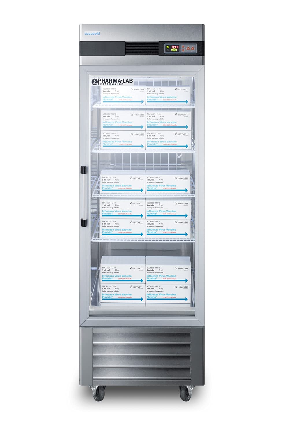 Summit 23 Cu.Ft. Upright Pharmacy Refrigerator Medical - Laboratory - Pharma-Lab 23 cu.ft. all-refrigerator with glass door
