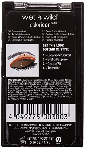 Wet n Wild Color Icon Eyeshadow Quad, Ice dragon, 4.5g