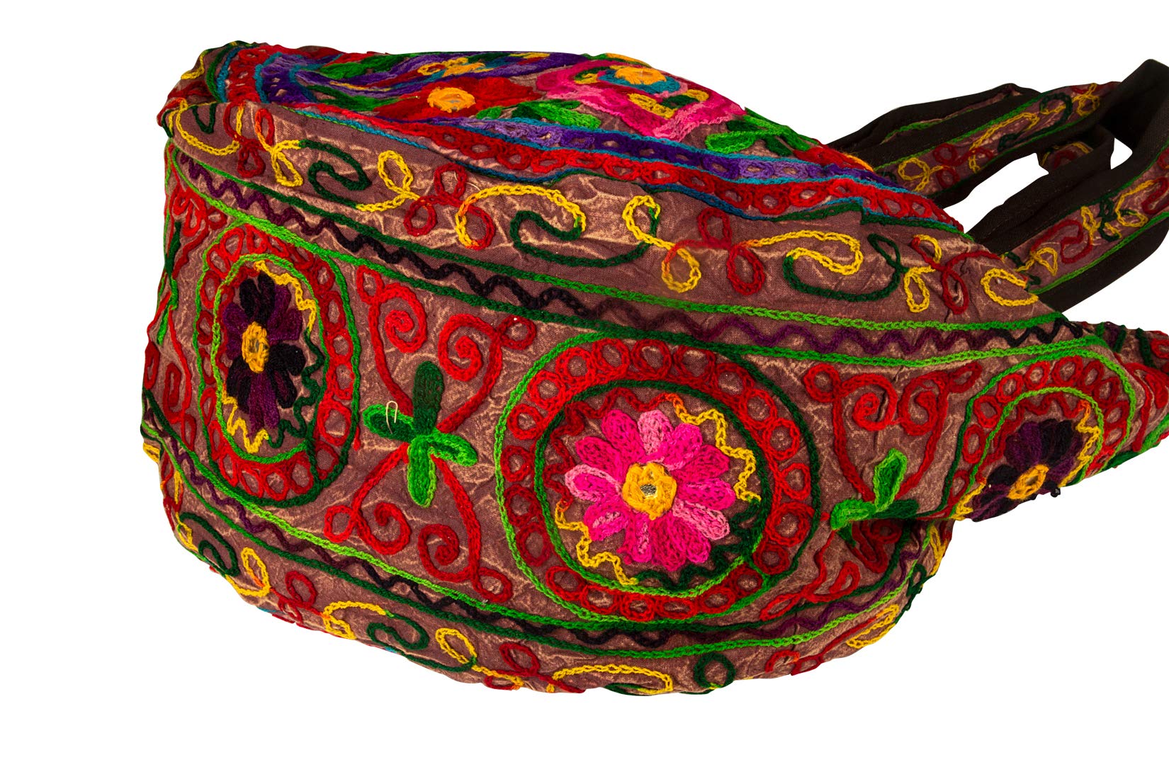 TribeAzure Brown Handmade Floral Shoulder Bag Women Fashion Handbag Tote Casual Summer Spring Top Handle