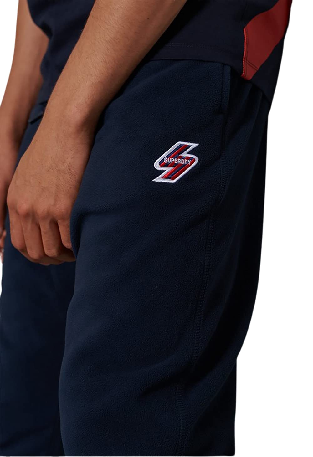 Superdry mens Sportstyle Fleece Jogger Sweatpants, Deep Navy, Large US