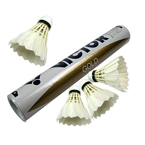 Victor Gold Feather Badminton Shuttlecocks