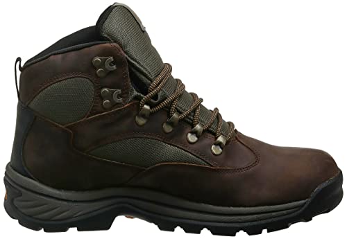 Timberland Men's Chocorua Trail Mid Waterproof, Brown/Green, 13 D - Medium