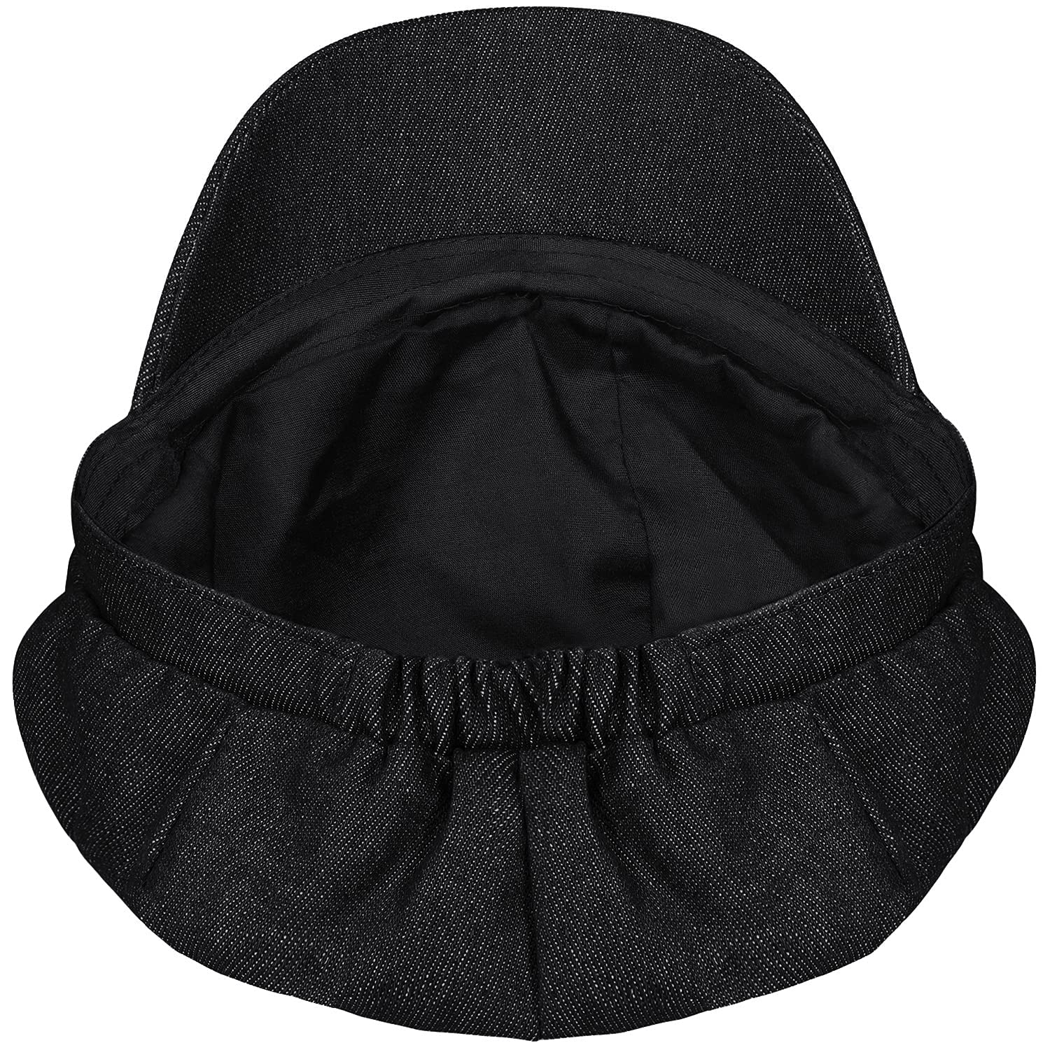 WETOO Women Washed Denim Newsboy Cap Beret Cap Bakerboy Hat Paper Boy Hat