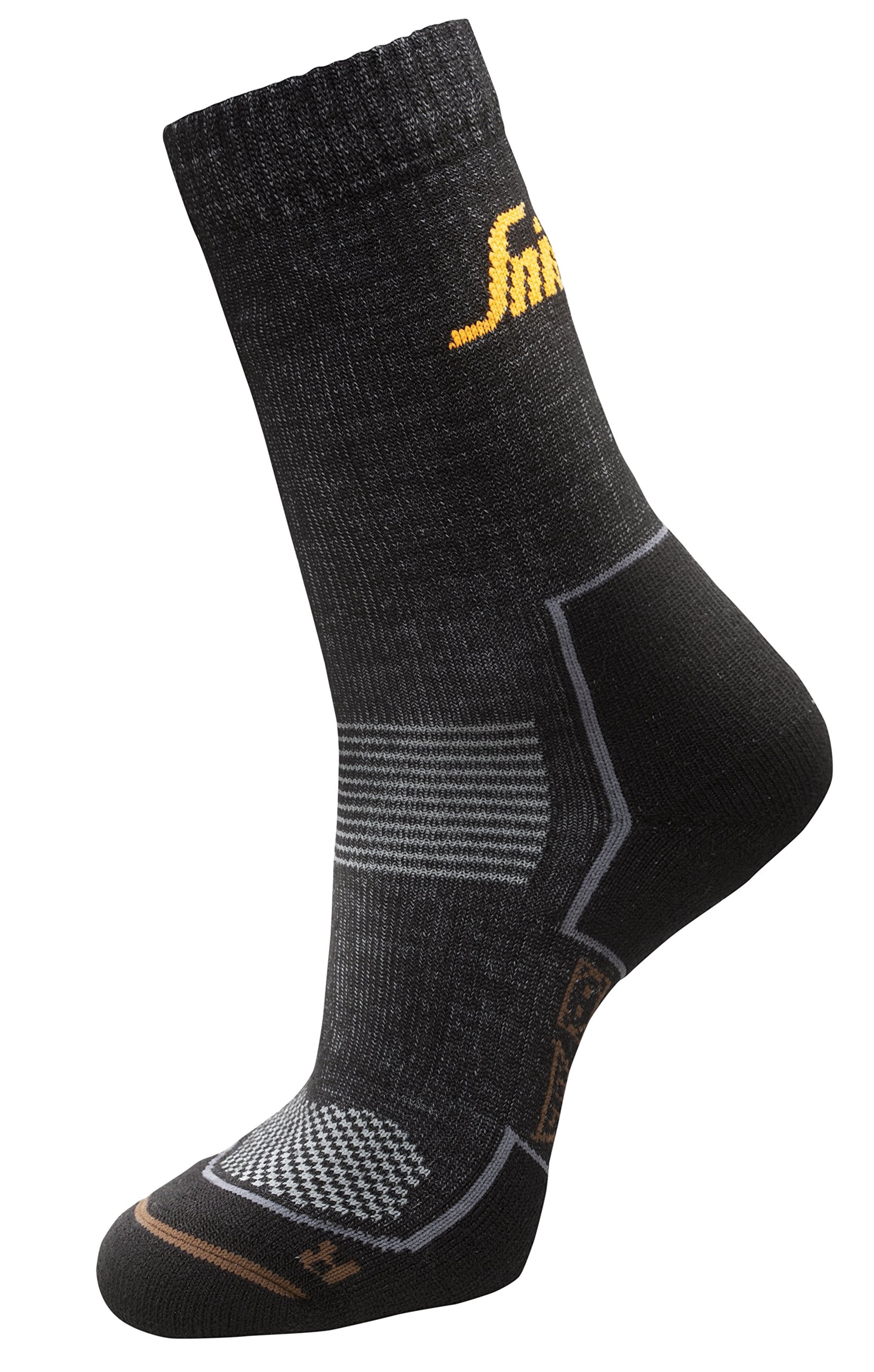 Snickers Workwear 9206 RuffWork, 2-pack CORDURA Wool Socks (45-48)