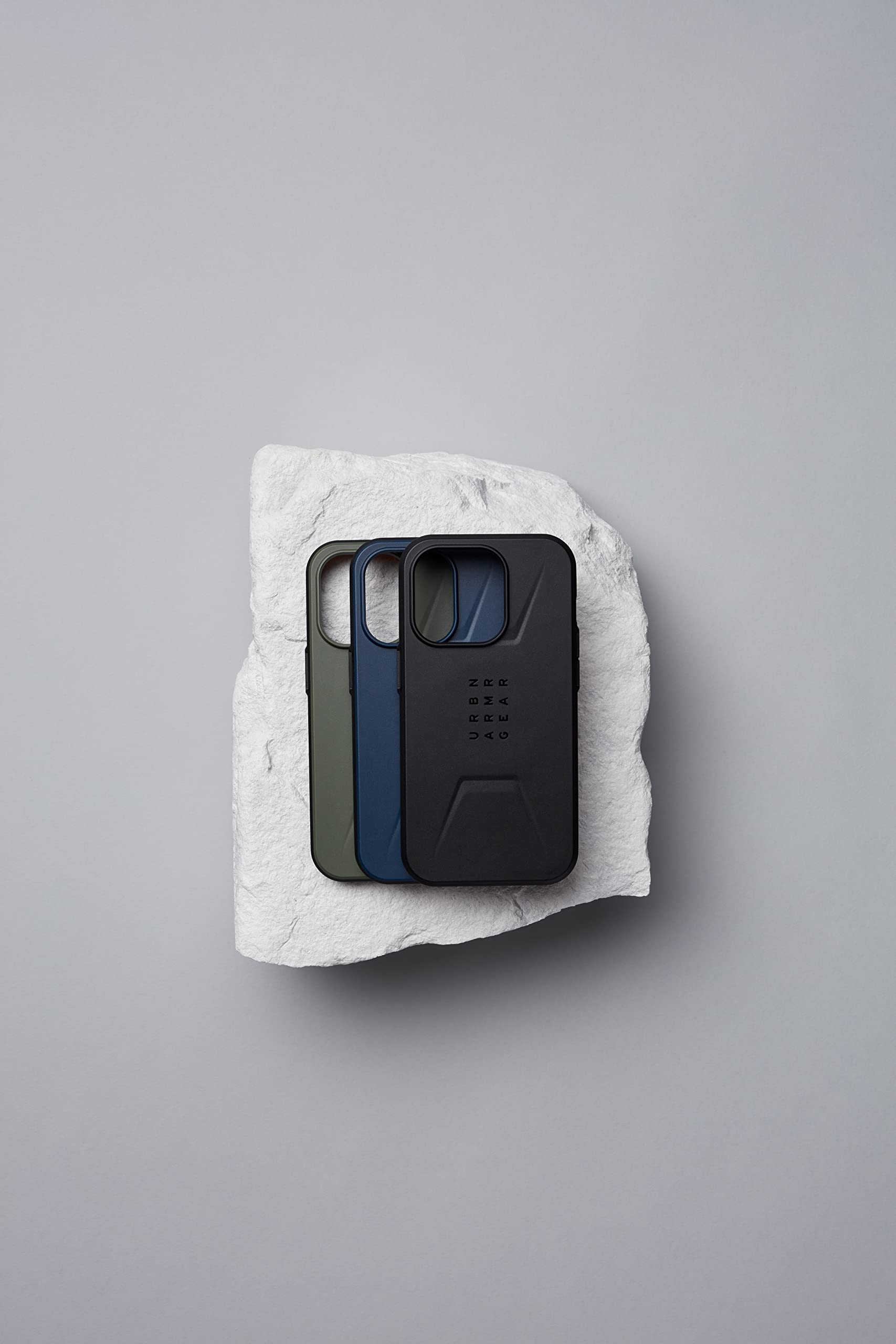 URBAN ARMOR GEAR UAG Designed for iPhone 14 Pro Case Blue Mallard 6.1" Civilian Built-in Magnet Compatible with MagSafe Charging Sleek Ultra Thin Slim Dropproof Shockproof Protective Cover