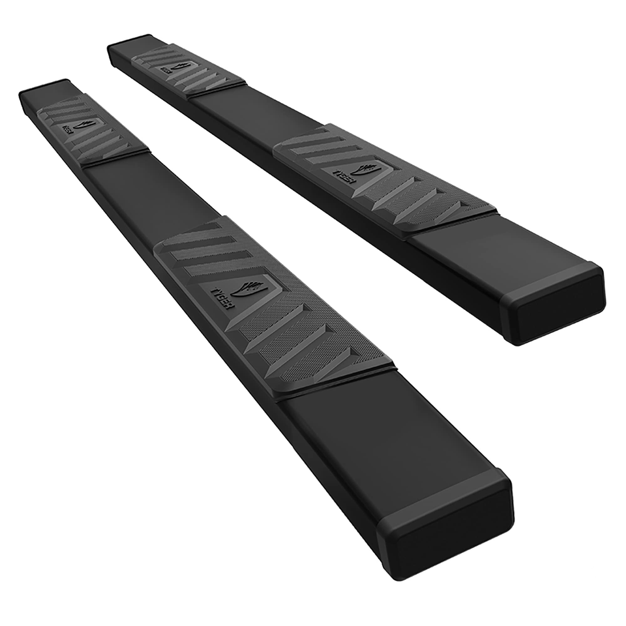 Tyger Auto 5" Riser Running Boards Compatible with 2009-2018 Dodge Ram 1500; 2010-2023 2500 3500; 2019-2023 Classic | Crew Cab | TG-RS5D50078 | Side Step Rails Nerf Bars