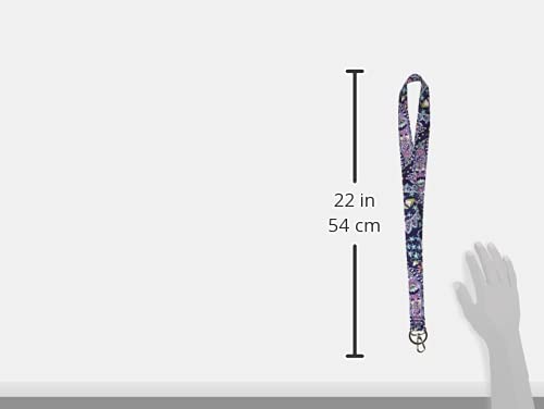 Vera Bradley Women's Cotton Wide Lanyard, French Paisley, One Size