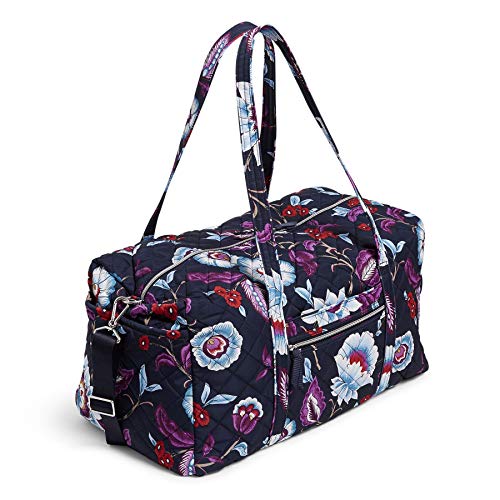 Vera Bradley Women's Performance Twill Large Travel Duffle Bag, Mayfair in Bloom, One Size