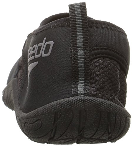 Speedo mens Surfwalker Pro 3.0 athletic water shoes, Speedo Black, 11 US