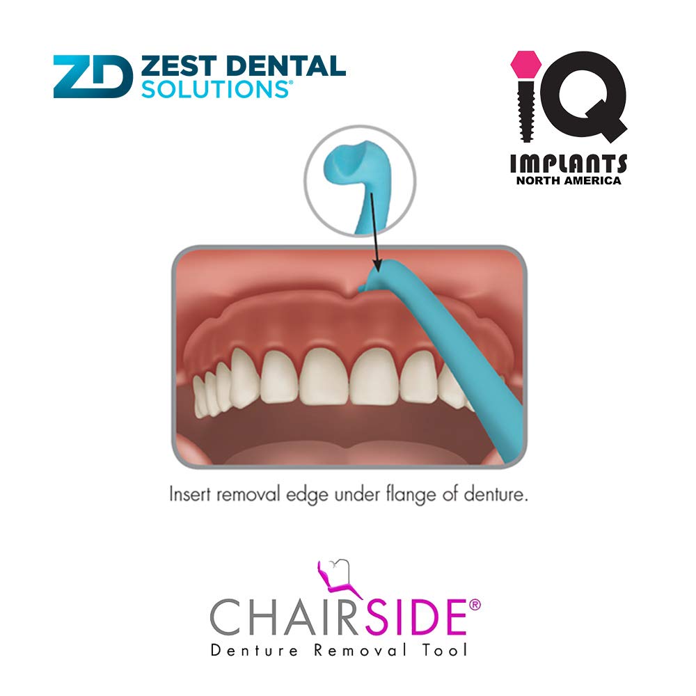 Zest CHAIRSIDE Genuine Dental Removal Tool for Artificial Teeth, 10-Pack