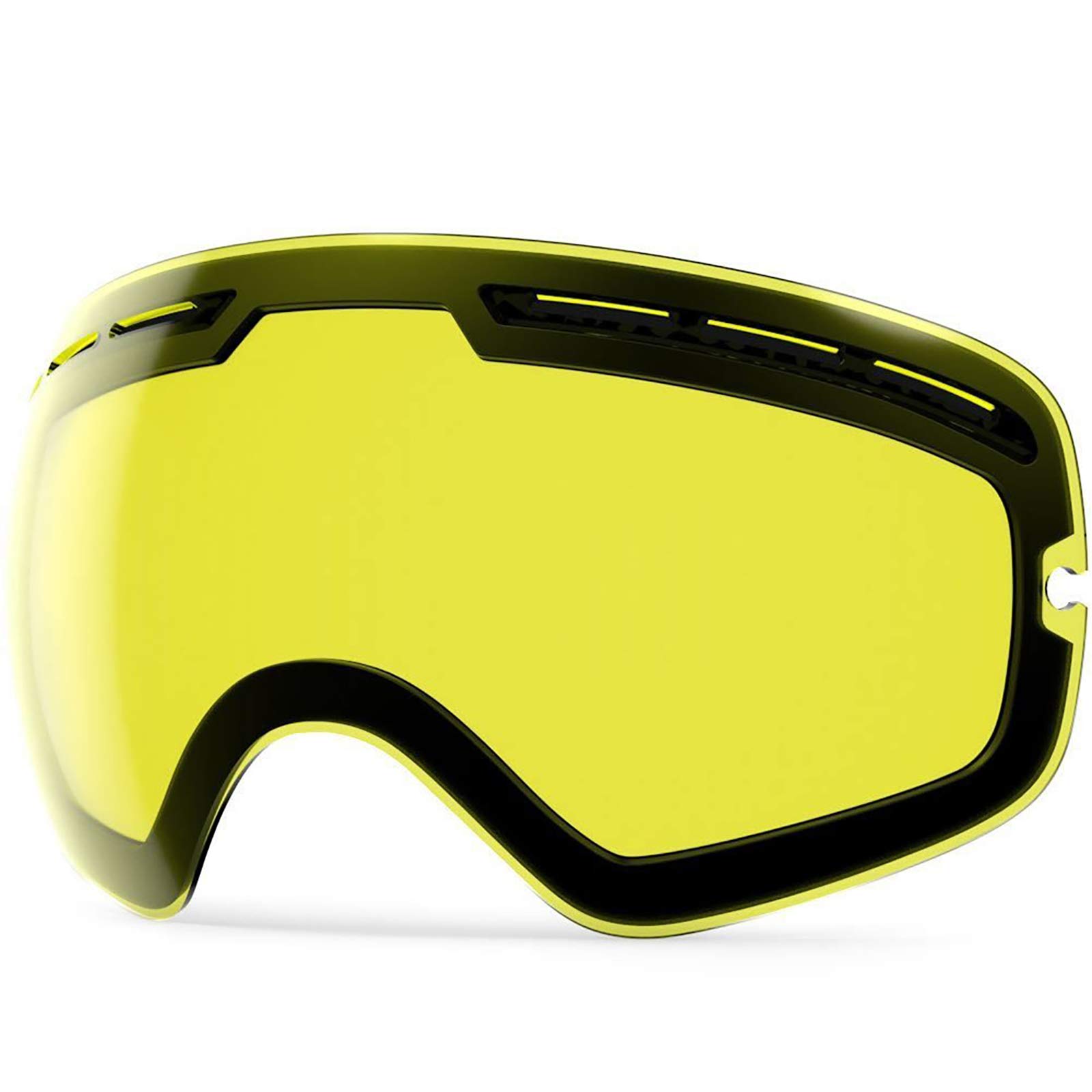 ZIONOR X Ski Snowboard Snow Goggles Replacement Lenses (VLT 7% Revo Gold Lens)