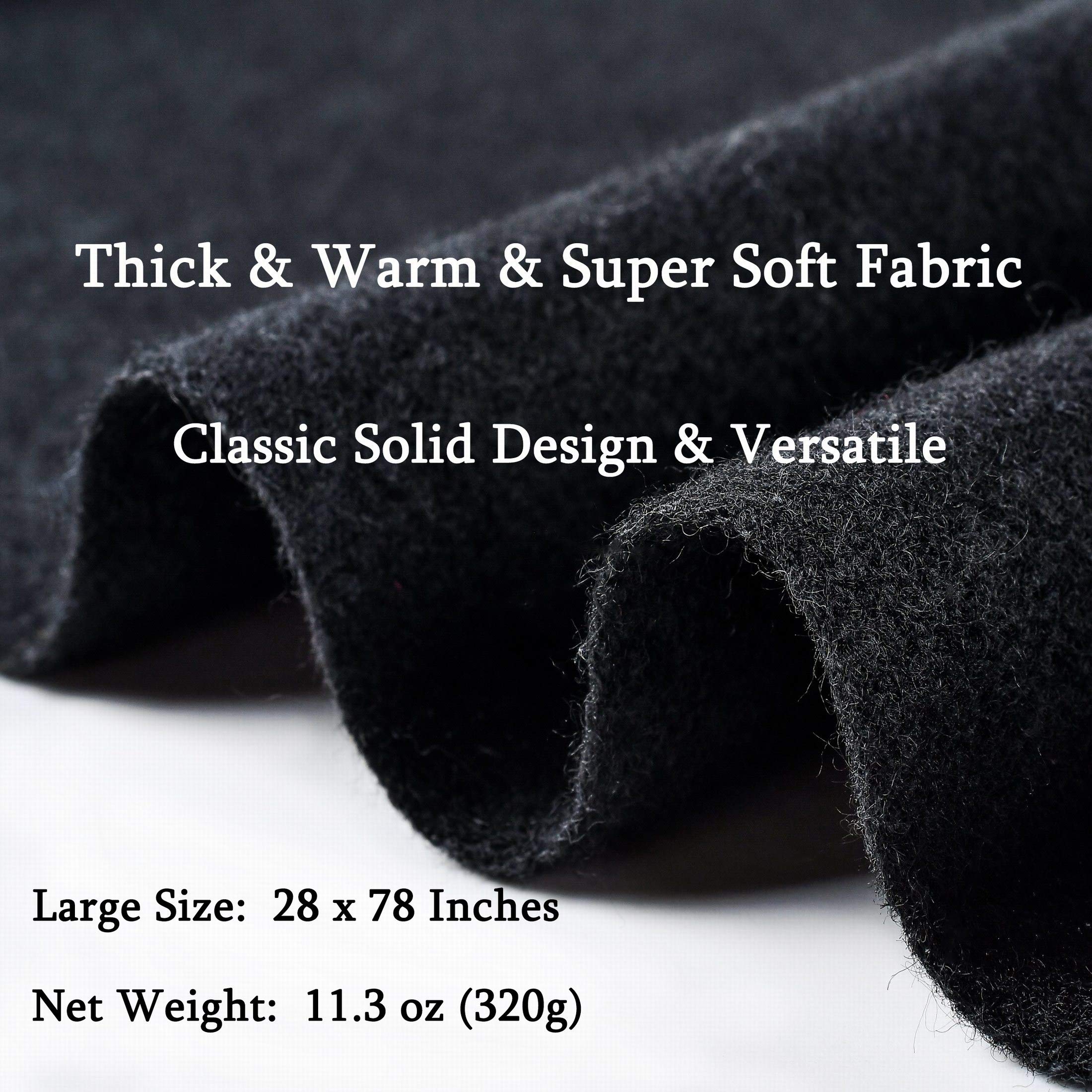 vimate Pashmina Shawl and Wraps for Evening Dresses, Soft Warm Pink Wedding Pashmina Shawls and Wraps for Ladies/Women(Black)
