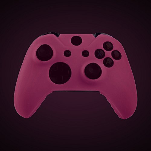 YTTL®3 Pack Glow in Dark Silicone Gel Rubber Grip Protective Case Skin Cover For Microsoft Xbox One Wireless Controller - Blue/ Green/ Pink