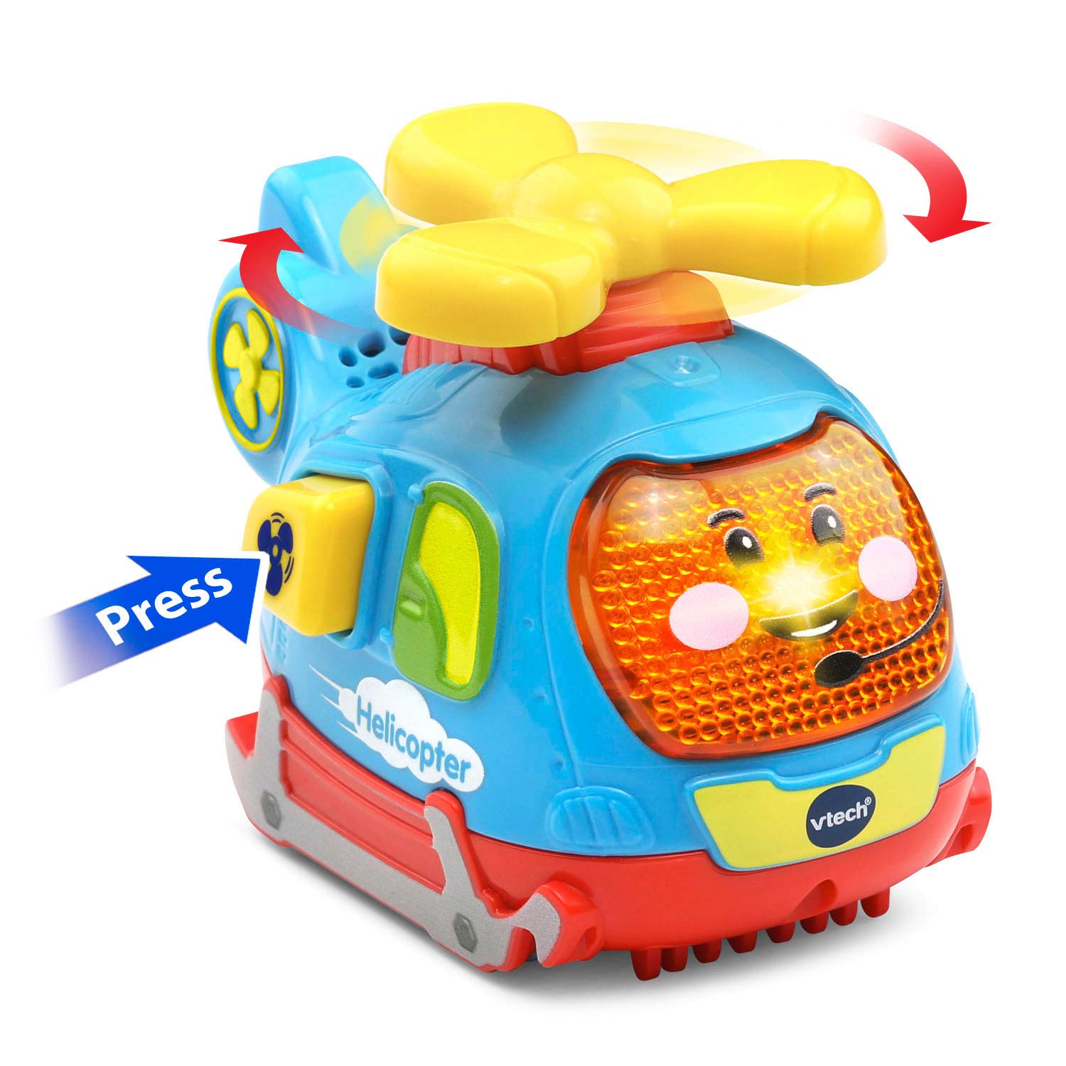 VTech Go! Go! Smart Wheels Starter Pack with Police Car, Fire Truck and Helicopter, Multicolor