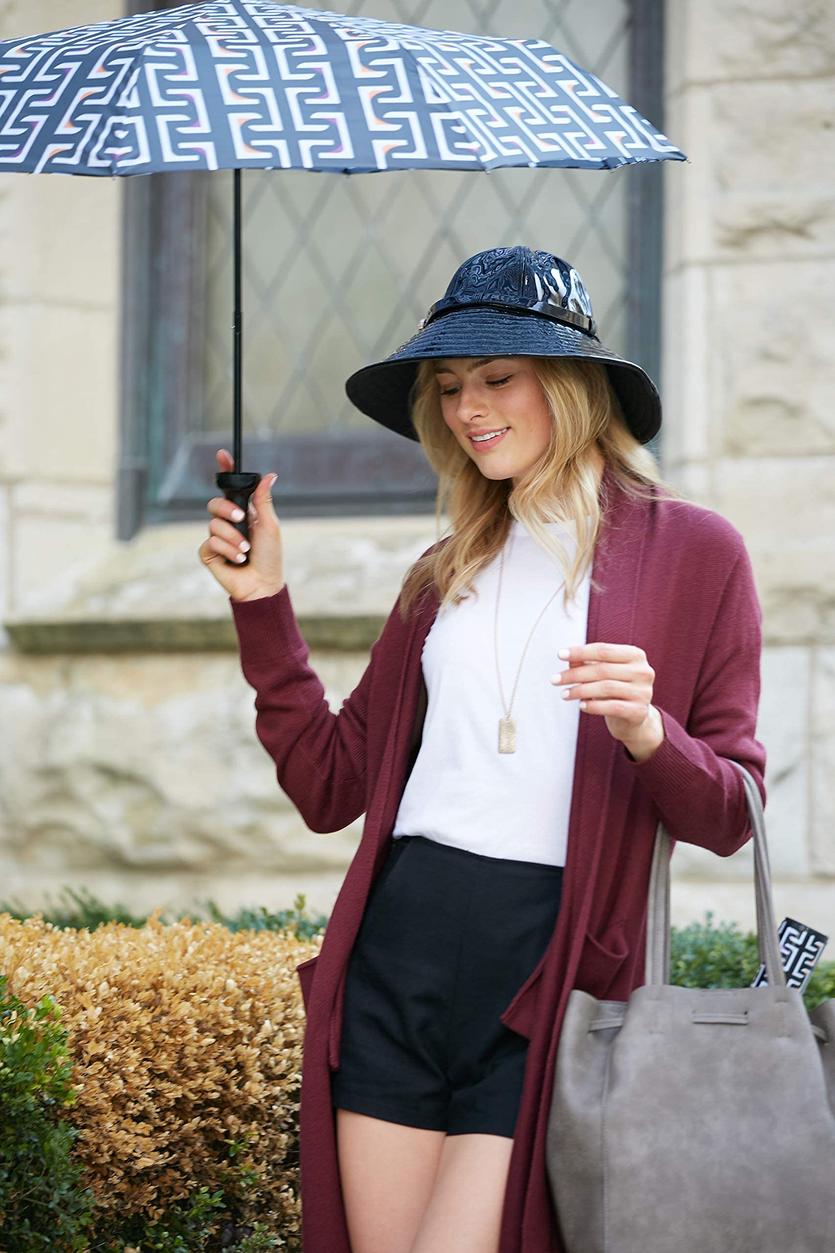 VINRELLA Rain & Sun Hat, Bucket Hat, Great for Travel & Hiking, Sleek Rain Hat Waterproof for Women, Waterproof Hat for Women