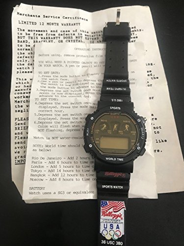 Vintage Kellogg's 1992 U.S. Olympic Sports Watch