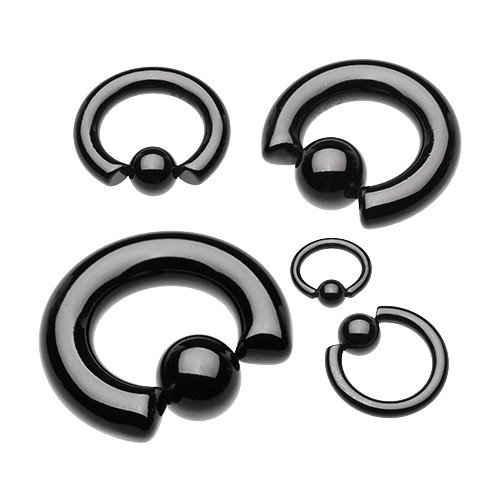 WildKlass Jewelry Basic Steel Captive Bead Ring 316L Surgical Steel (Sold Individually)