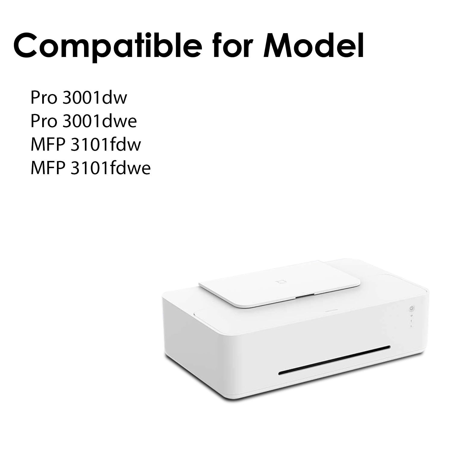 ZHINGUAN Remanufactured 138X W1380X Toner Cartridge for Pro 3001dwe 3001dw Pro MFP 3101 fdwe MFP 3101fdw pritners with chip (1-Pack)