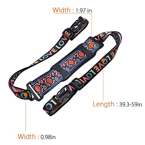 WINGOFFLY Letter Shoulder Strap To Carry Your Kids Bike Balance Bicycle Accessories with Adjustable Straps Extendable Moving & Kick Scooter Carrying Strap(Style F)