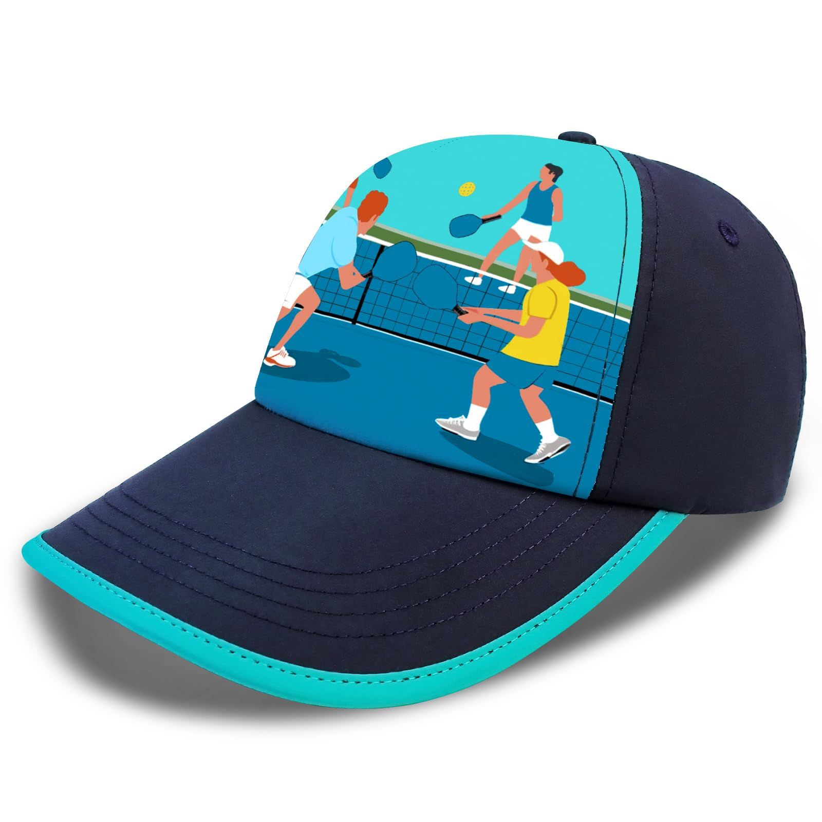 Women Baseball Caps, Adjustable Breathable Embroidered Sun Hat for Sport Golf Mesh Sunbonnet Outdoor Black