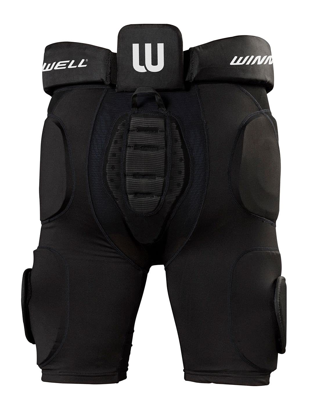 Winnwell Roller Hockey Inline Shorts - Girdle for Men with Built in Jock Cup - Premium Protective Equipment for Senior & Junior Players (Senior Large)