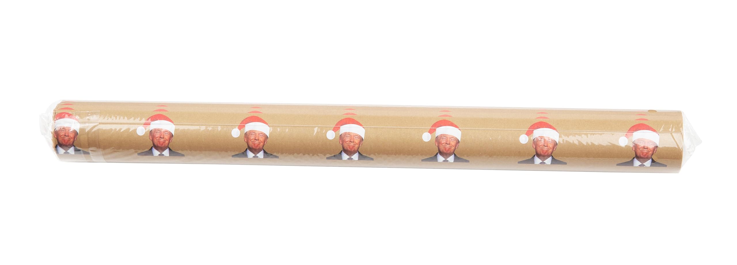 ZIGFRUIT 10 Sheets Funny Trump Christmas Holidays Wrapping Paper Roll for Gifts 17”x27.5” Per Sheet(10 Sheets in A Roll Not Folded Sheets)