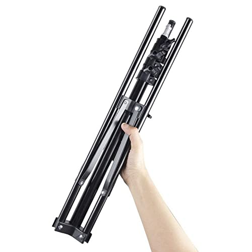Webcam Tripod Compatible with Logitech Webcam C920s StreamCam Brio C922 C930 C925e C615, 63 inches Aluminum Tripod Stand, Black
