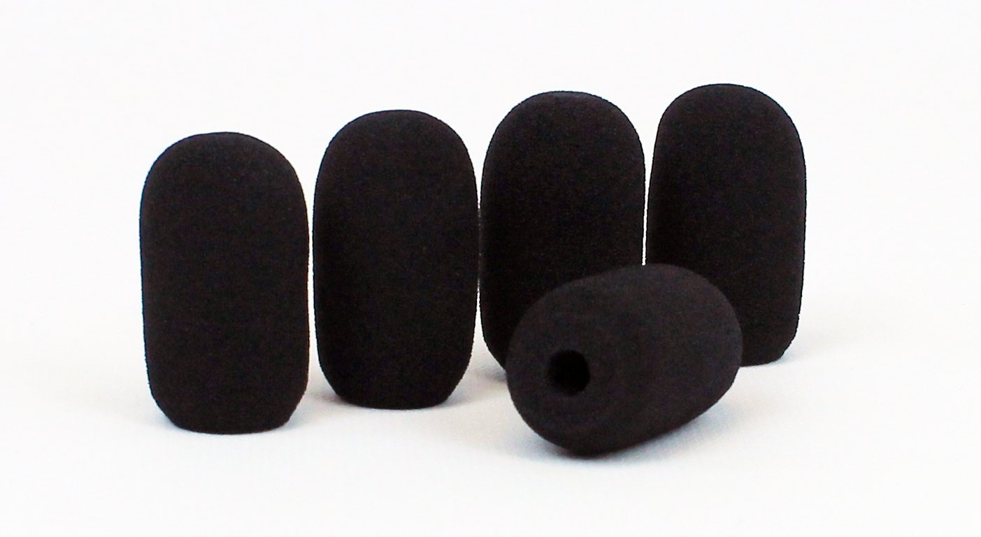 Windscreens - Oval - E-Mic Replacements 5 Pak