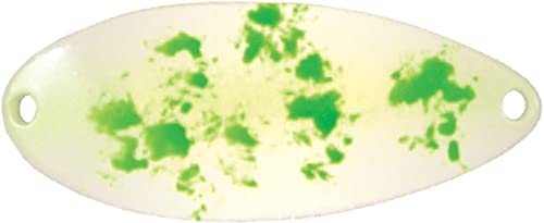 Spoons Freshwater Acme C340GL/GNS Little Cleo Spoon2 1/2", 3/4 oz, Glow Green Splatter