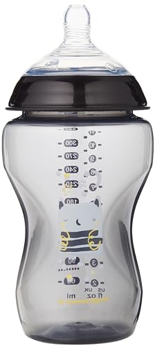 Tommee Tippee Closer to Nature Decorated Blue Baby Bottle, 340 ml, 2 Pack