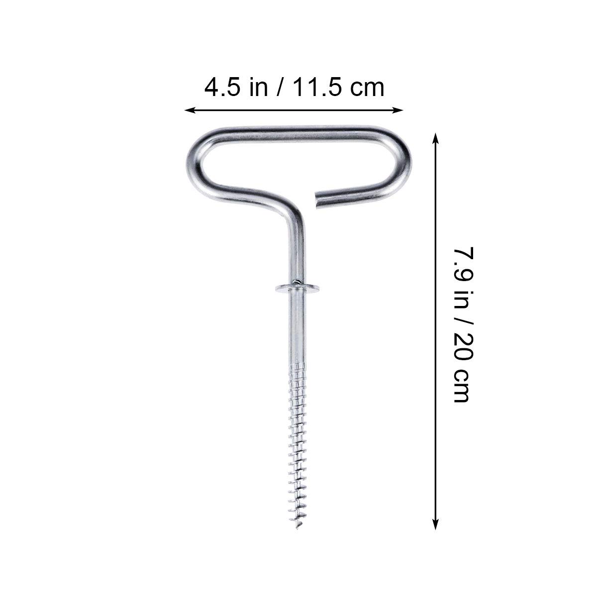 WINOMO Tent Garden Stakes Heavy Duty Pegs Rust-Free - 4/Pack