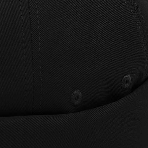 UNDERCONTROL Brimless Sailor Fisherman Leon Hat Rolled Cuff Harbour No Visor Miki Skull Docker Beanie Cap for Men & Women (BLACK)