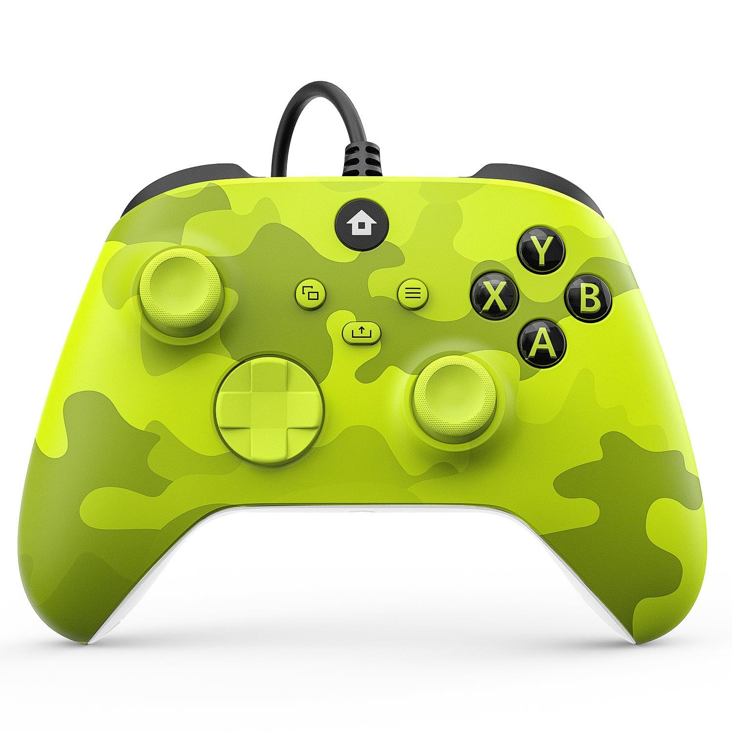 XUANMEIKE Wired Controller for Xbox Series X|S, Game Controller, Gamepad, Compatible with Xbox One, Xbox Series X/S, Windows 7/8/10/11 (Camo Electric Volt)