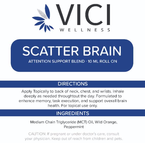 Vici Wellness Scatter Brain Essential Oil Roller
