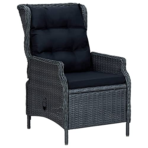 WEHUOSIF 5 Piece Patio Dining Set,Garden Lounge Set,Combination Sofa,Pool Sofa Set,Conversation Sofa,Party Furniture,for Homes,Offices,Living Room,Cafes,Dark Gray