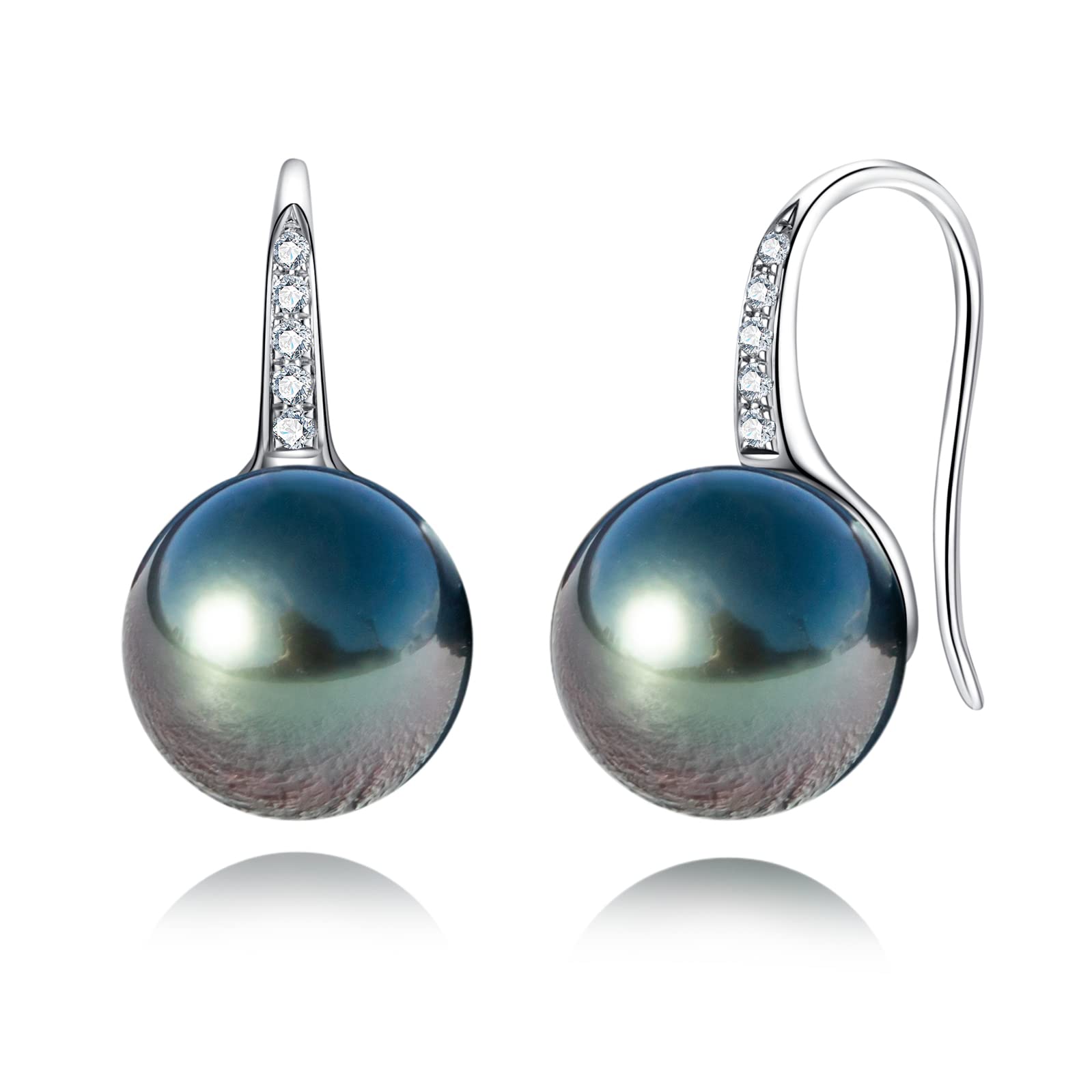 Tahitian Black Pearl Earrings