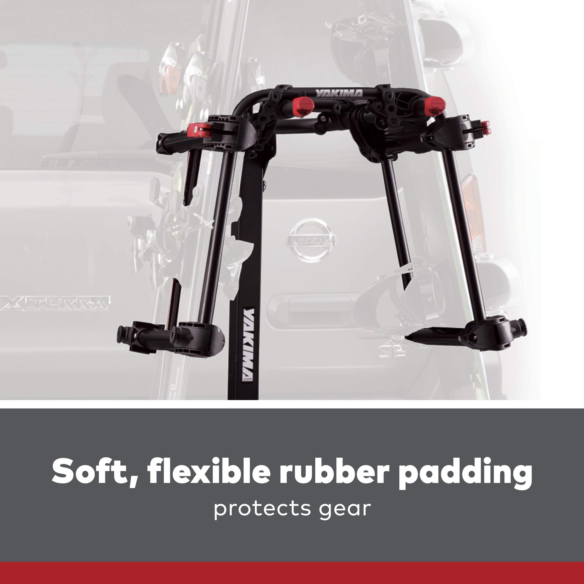 YAKIMA - HitchSki Ski & Board Conversion Mount For Bike Hitch Rack, Fits Up To 6 Pairs of Skis or 4 Snowboards