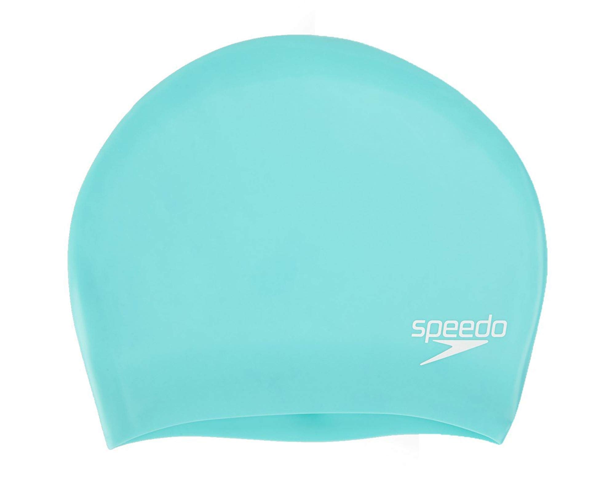 Speedo Unisex Long Hair Swimming Cap | Swim Cap | Snag Free | Easy-On, Spearmint, One Size