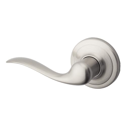 Weiser GLA12 TC15 MS LH Lever Dummy Welcome Home Toluca Satin Nickel Left