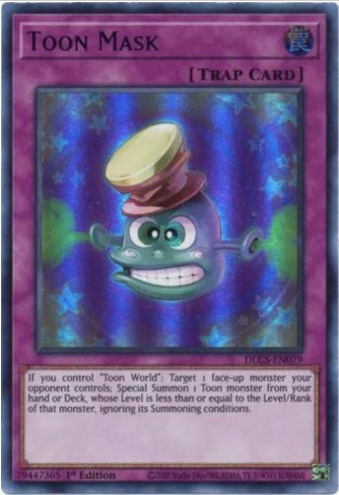 Toon Mask (Blue) - DLCS-EN079 - Ultra Rare - 1st Edition