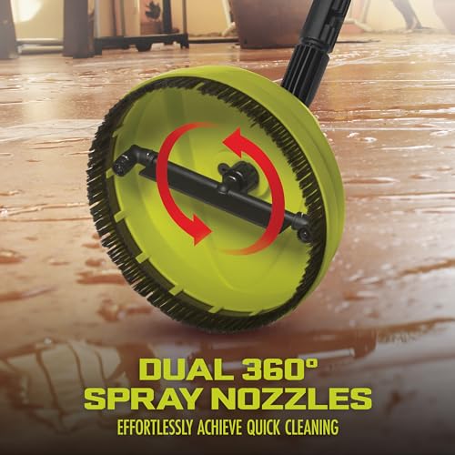 Sun Joe SPX-PCA10 10-Inch Surface, Deck and Patio Cleaning Attachment for SPX Series Pressure Washers
