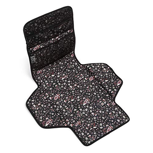 Vera Bradley Women's Performance Twill Travel Baby Changing Pad, Black, One Size