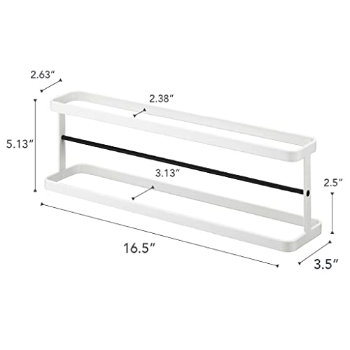Yamazaki Freestanding Slim-Profile Organizer Home Slipper Rack, One Size, White