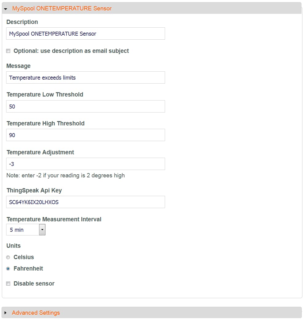 Water and Temperature Alert with Text Message and Email Notifications, Dual sensors
