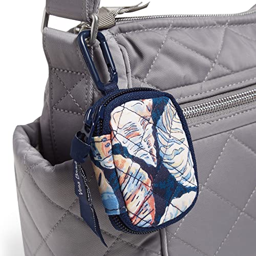 Vera Bradley Women's Cotton Bag Charm for Airpods, Morning Shells - Recycled Cotton, One Size