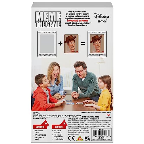 Spin Master Games Meme The Game, Disney Version Funny Cards Family Party Travel Activity, for Adults and Kids Ages 8 & Up